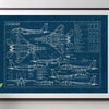 X-wing Fighter Blueprint Poster, Star Wars Print, Star Wars Universe ...