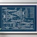 X-wing Fighter Blueprint Poster, Star Wars Print, Star Wars Universe ...