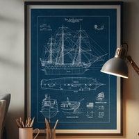 USS Brig Chippewa Drawing Blueprint Ship Blueprint, Ship Drawing ...