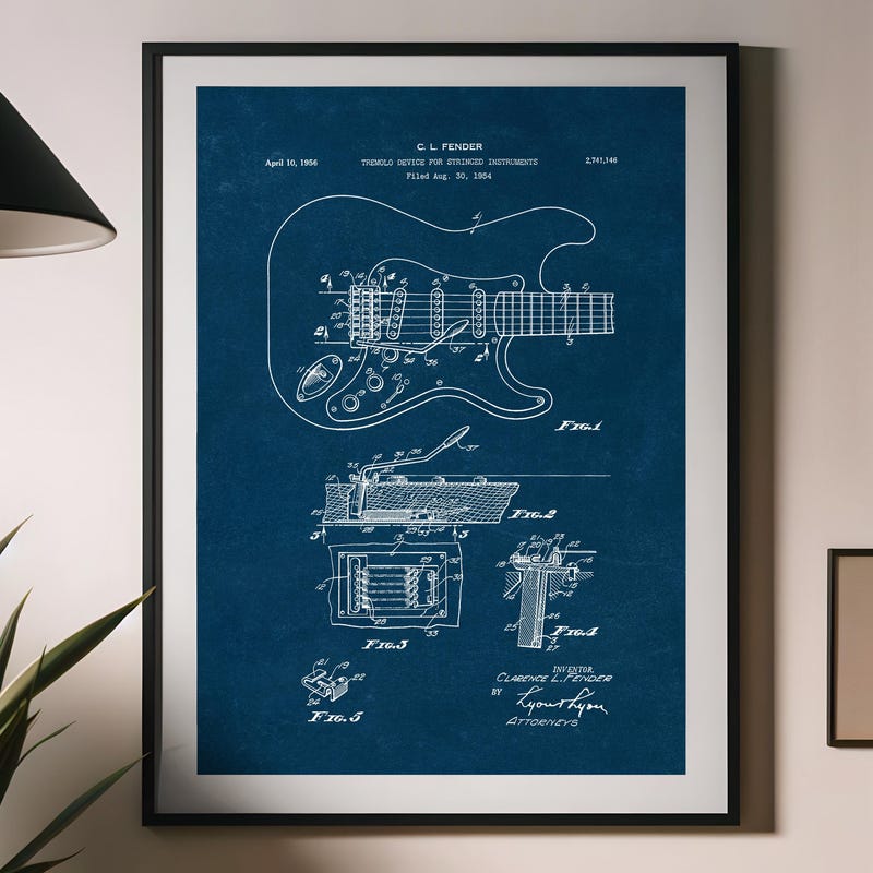 Electric Guitar Artwork - Etsy