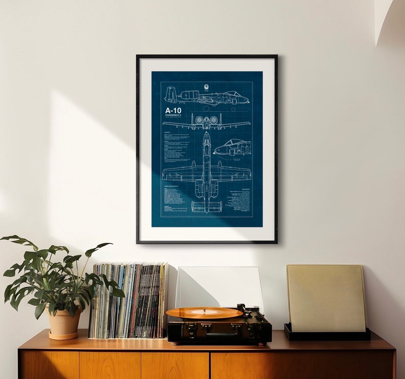 A-10 Thunderbolt, A-10 Warthog, Blueprint, Aviation, Military Aviation ...