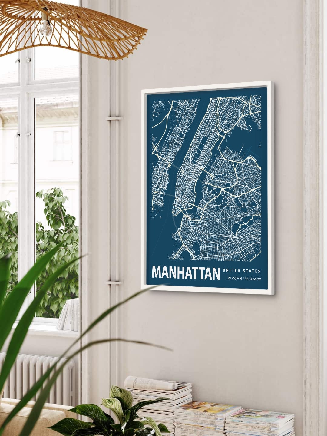 Blue Print Poster, City Map Poster, Map Print, World Cities Maps, Map ...