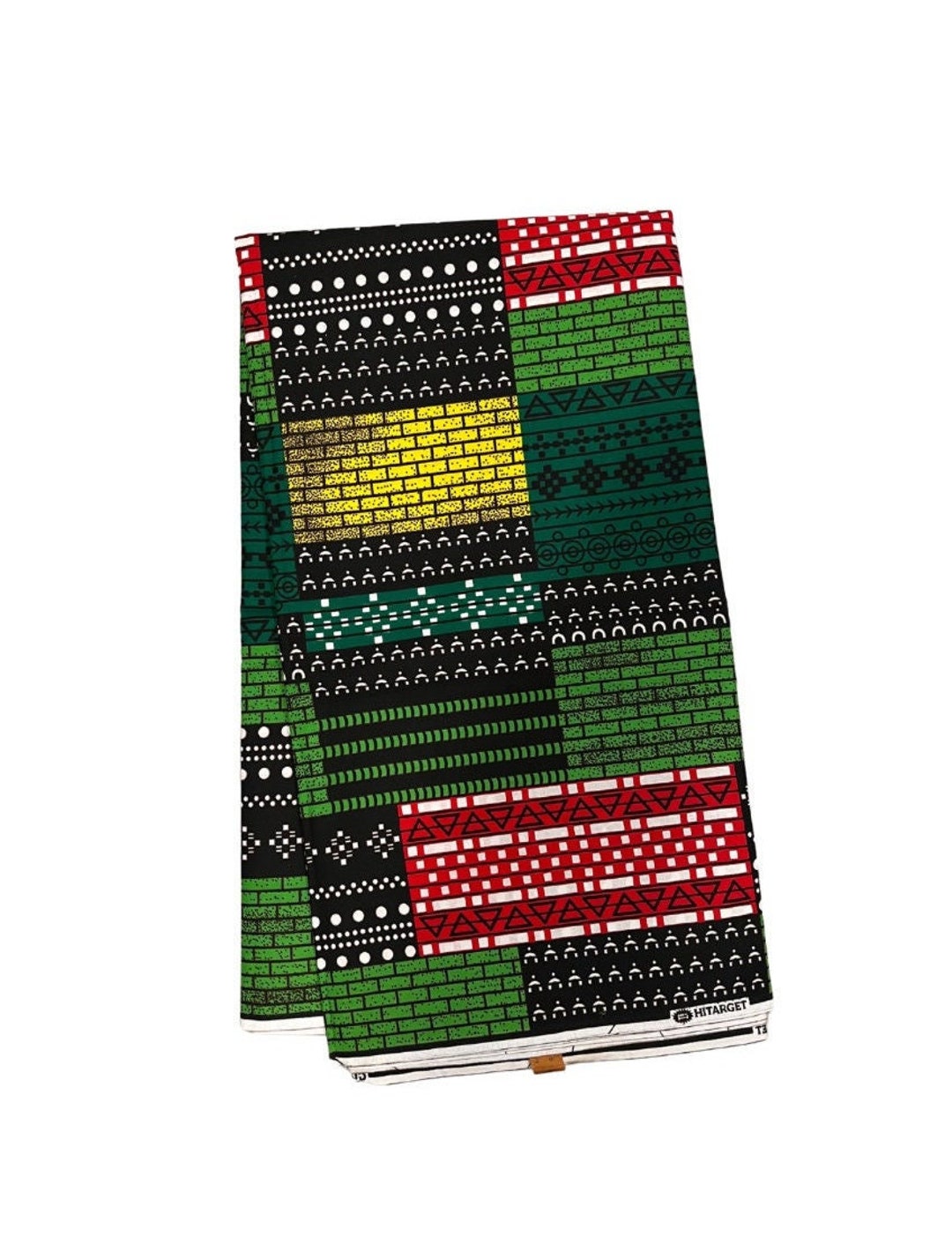 African Print Fabric by the Yard, 100% Printed Hitarget Block Ankara ...