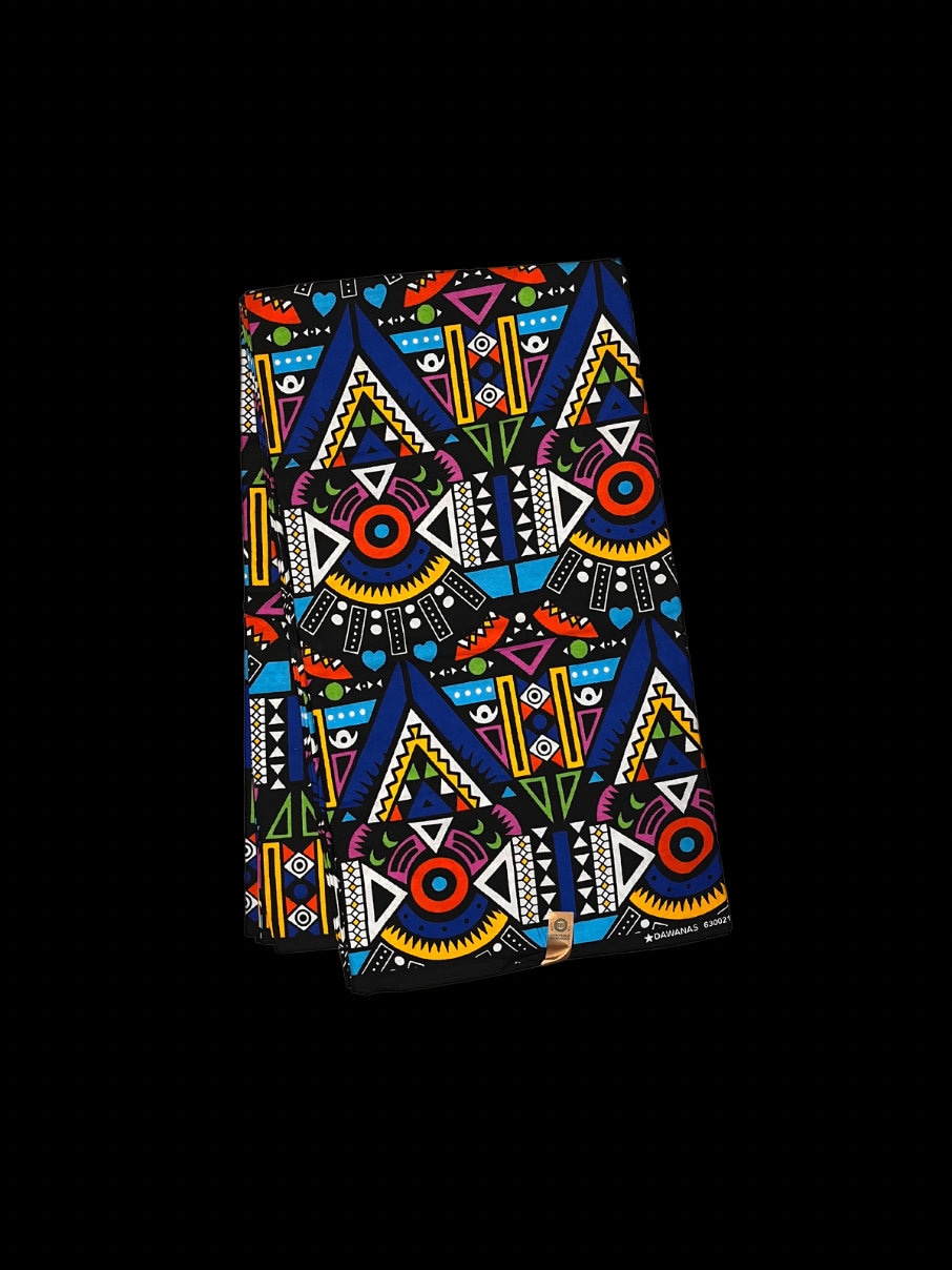African Print Fabric, Nubia Sans Souci Ankara Sold by the Yard and ...