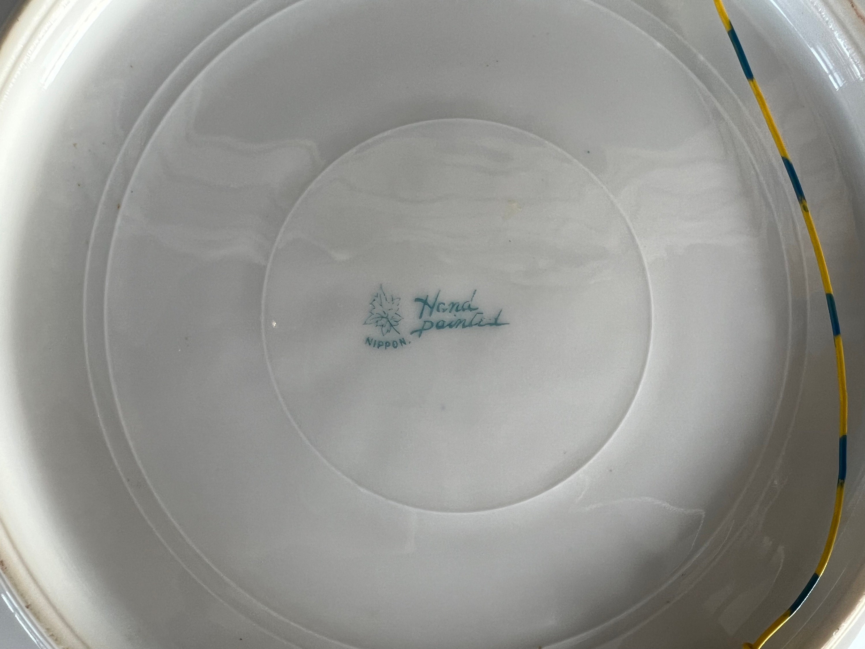 Antique Nippon Hand Painted Gold Beaded Plate Wall Plaque - Etsy