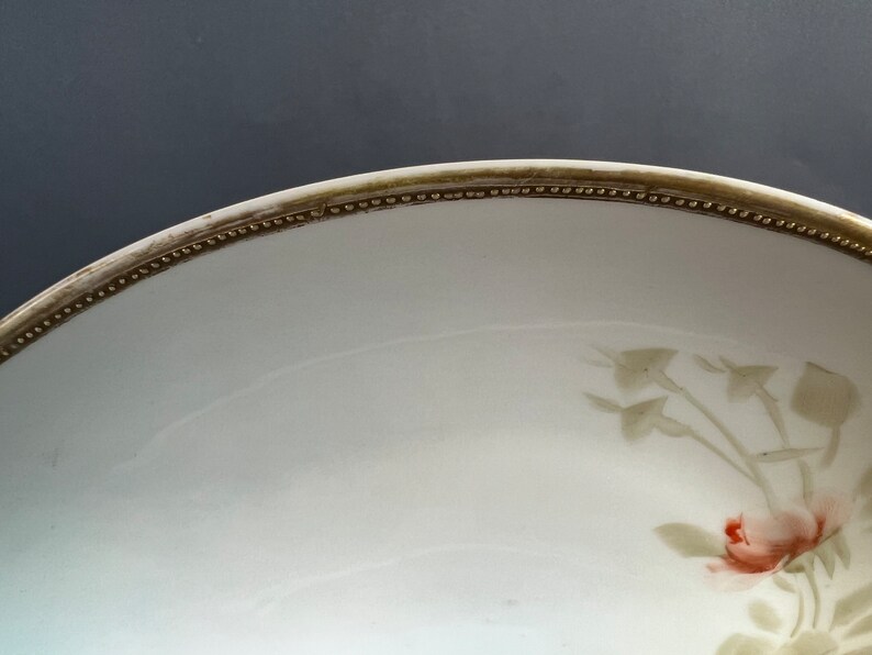 Antique Nippon Hand Painted Gold Beaded Plate Wall Plaque - Etsy