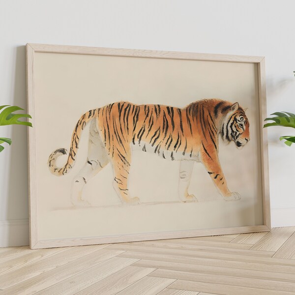 Framed Tiger Print - Etsy