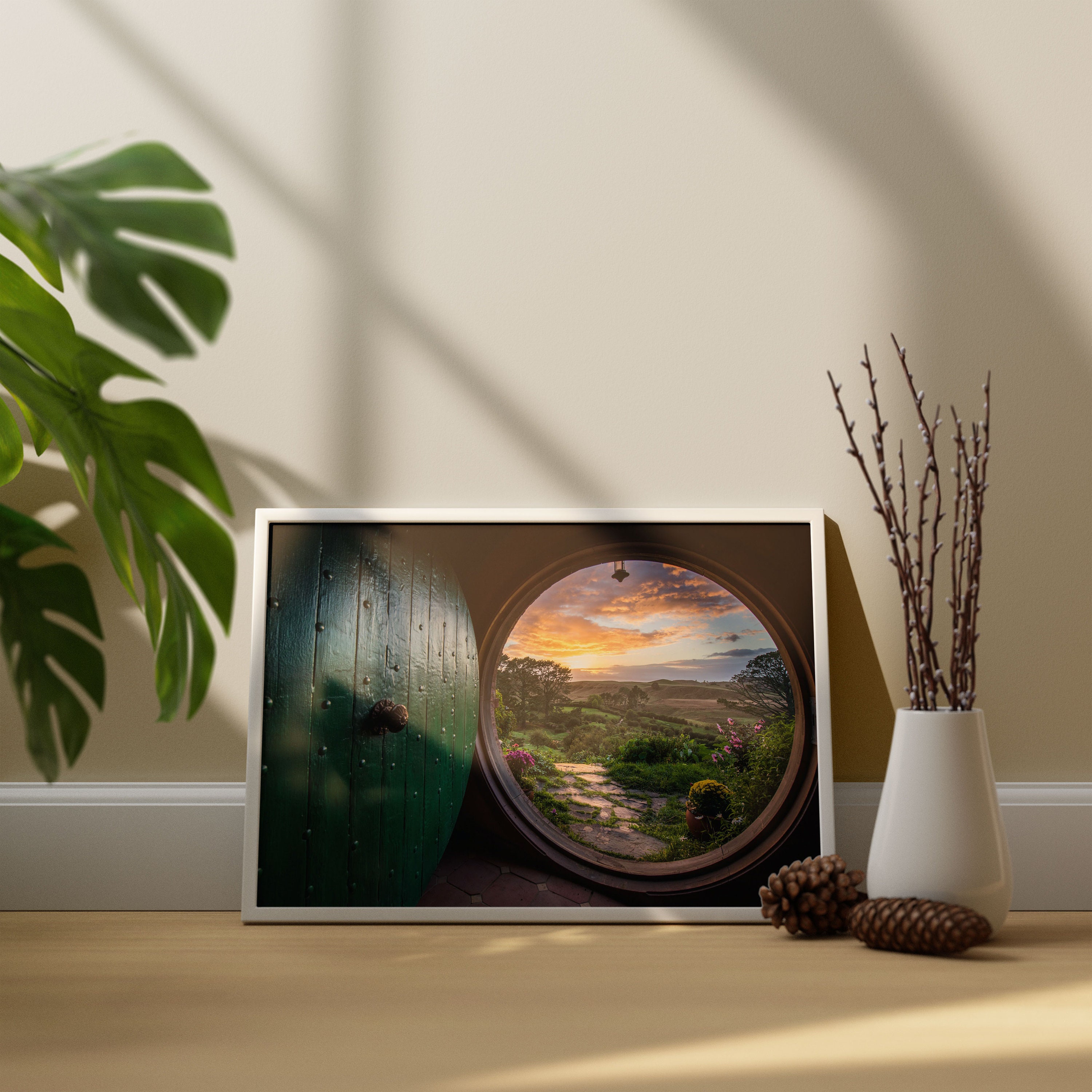 Hobbit House Wall Art Decal Hobbit Decor Bag End Wall Art - Etsy