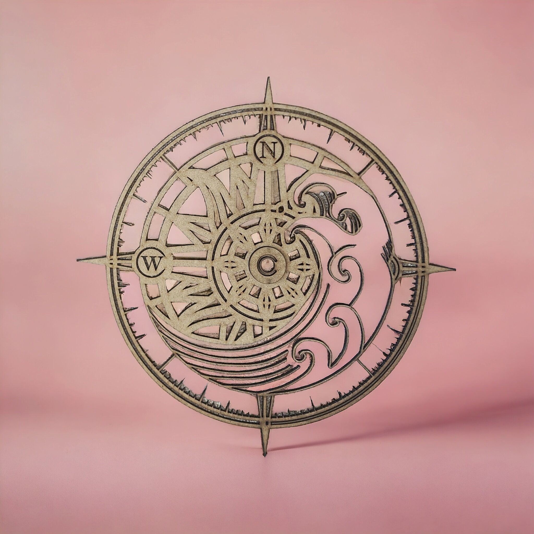 DIY Layered Nautical Compass - Etsy