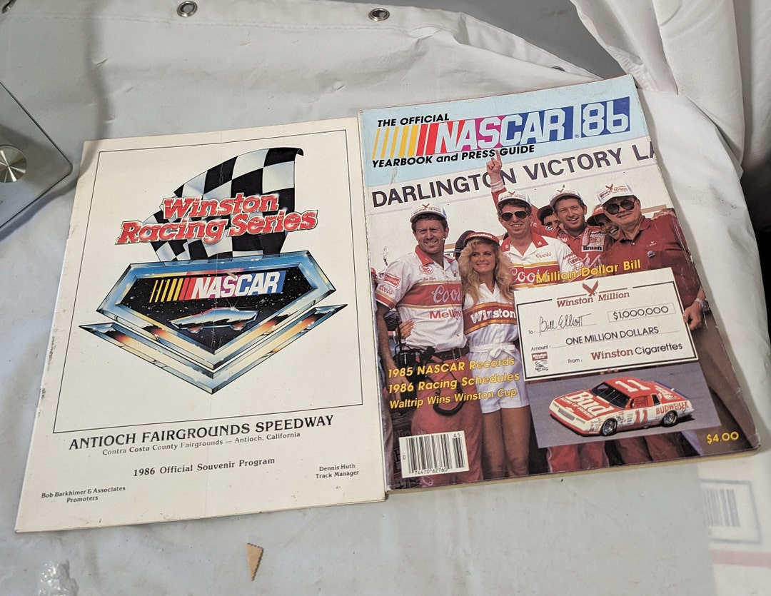 Vintage NASCAR the Official Yearbook and Press Guide 1986 Antioch ...