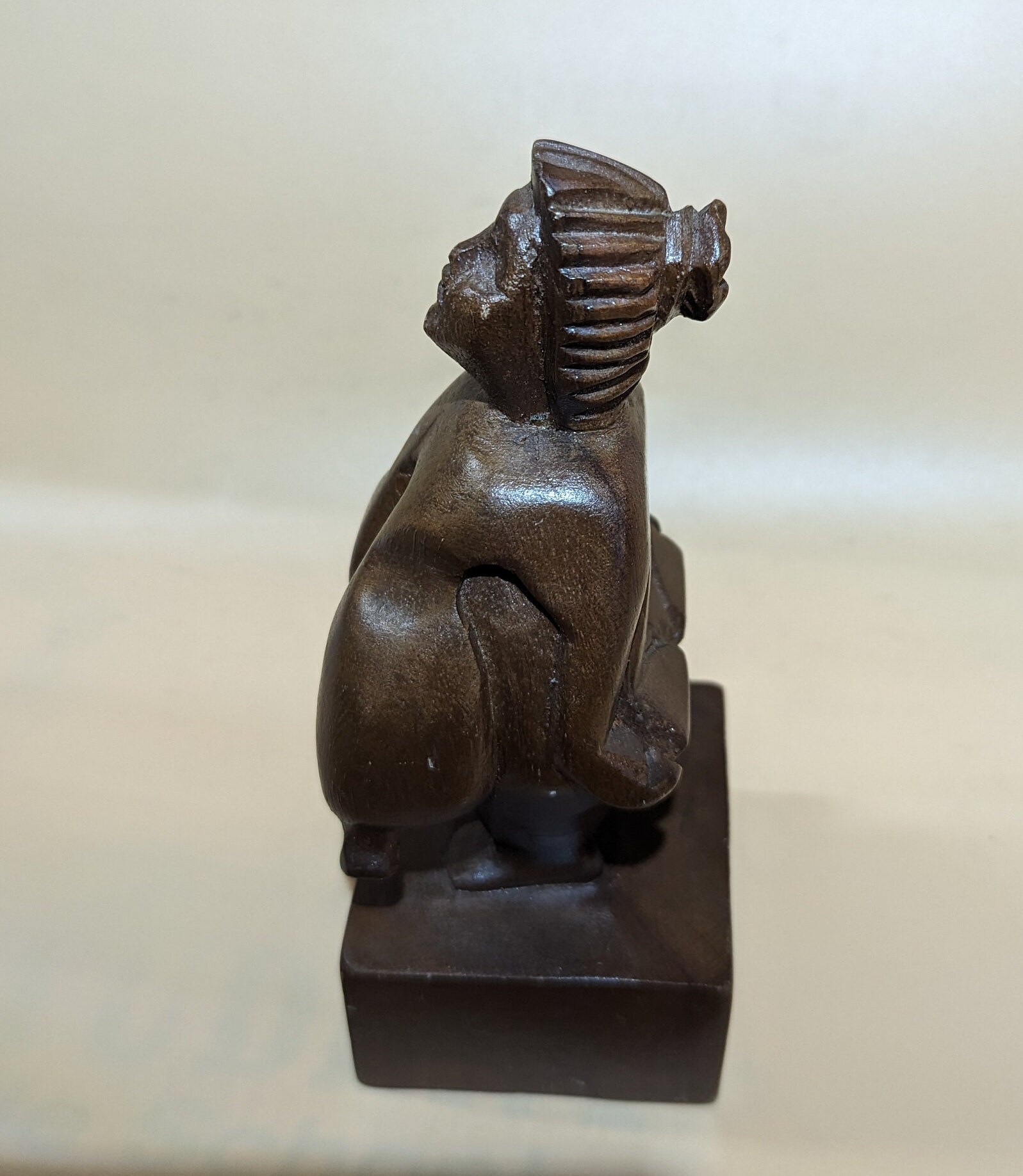 Vintage Busty African Fertility Goddess Wood Figurine - Etsy