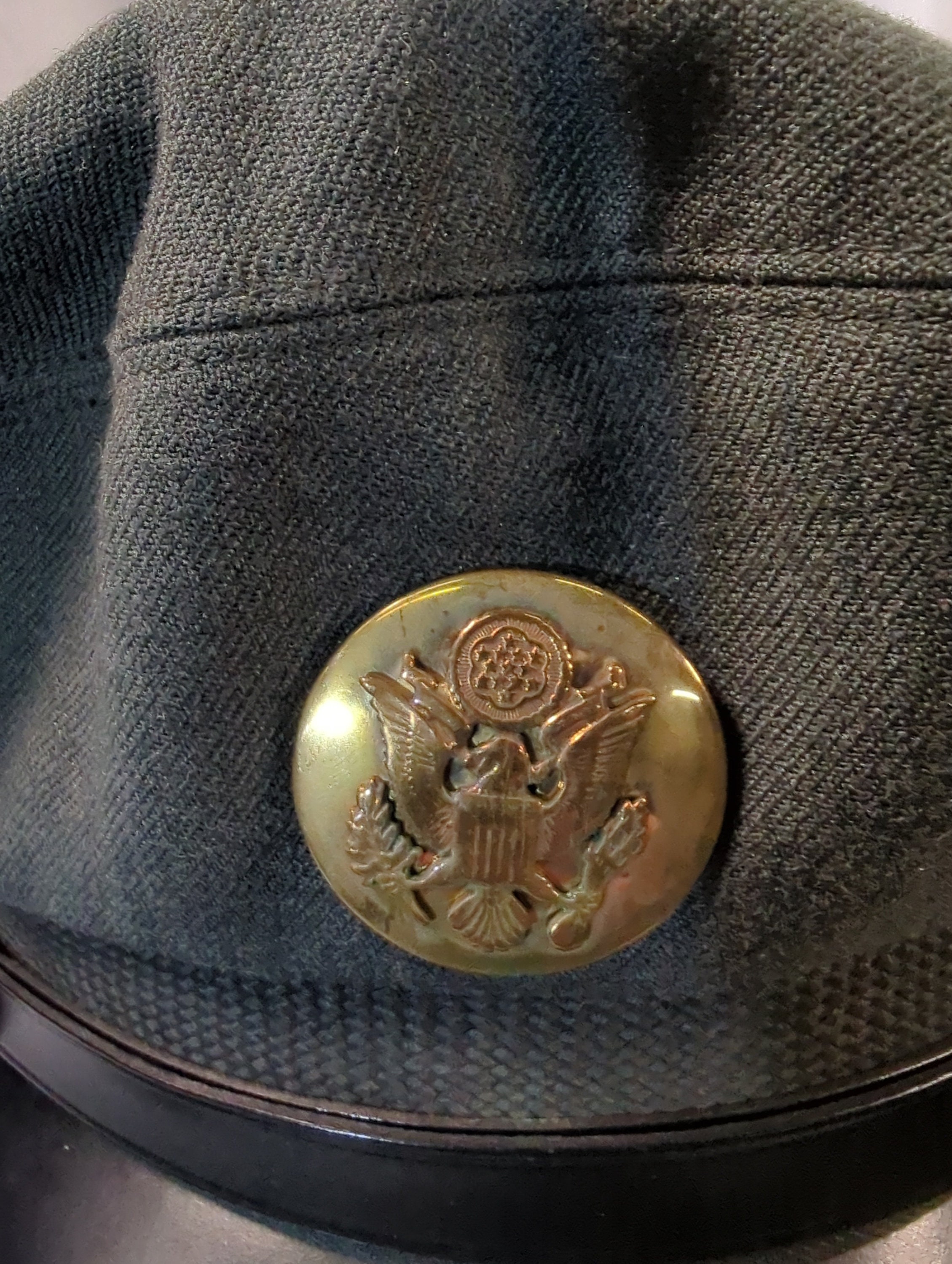 1960s Vietnam Era US Army Service Green Peaks Cap Hat Size 7 1/4 - Etsy