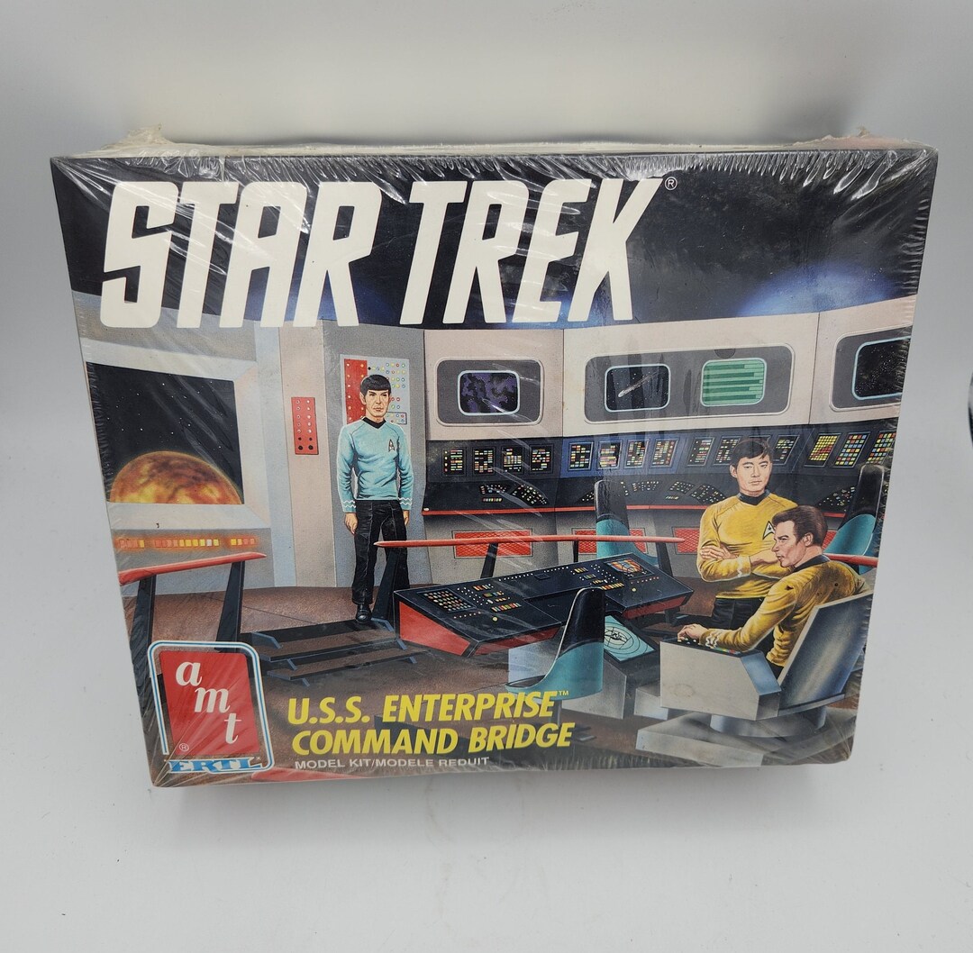1991 AMT Star Trek U.S.S. Enterprise Command Bridge Model Kit 6007 - Etsy