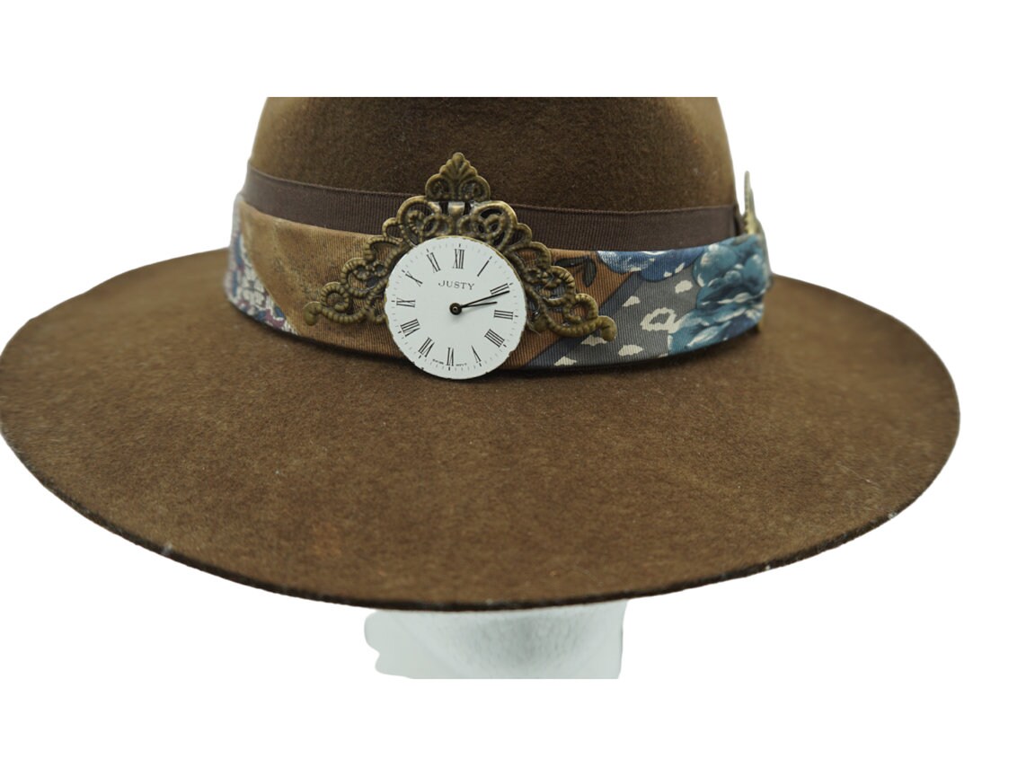 Officially Licensed Indiana Jones Fur Felt Fedora Hat W/steam Punk ...