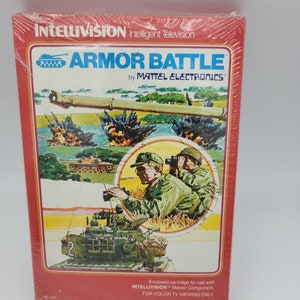 Mattel Intellivision Armor Battle Game 1979 New - Etsy