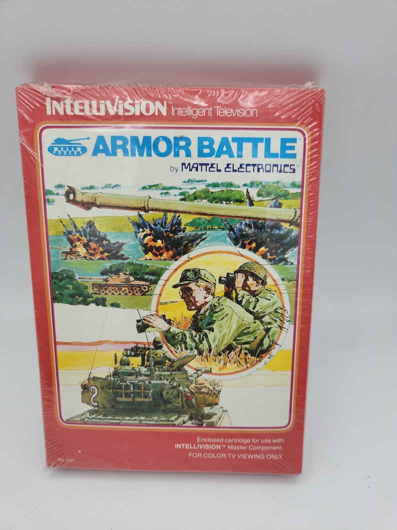 Mattel Intellivision Armor Battle Game 1979 New - Etsy