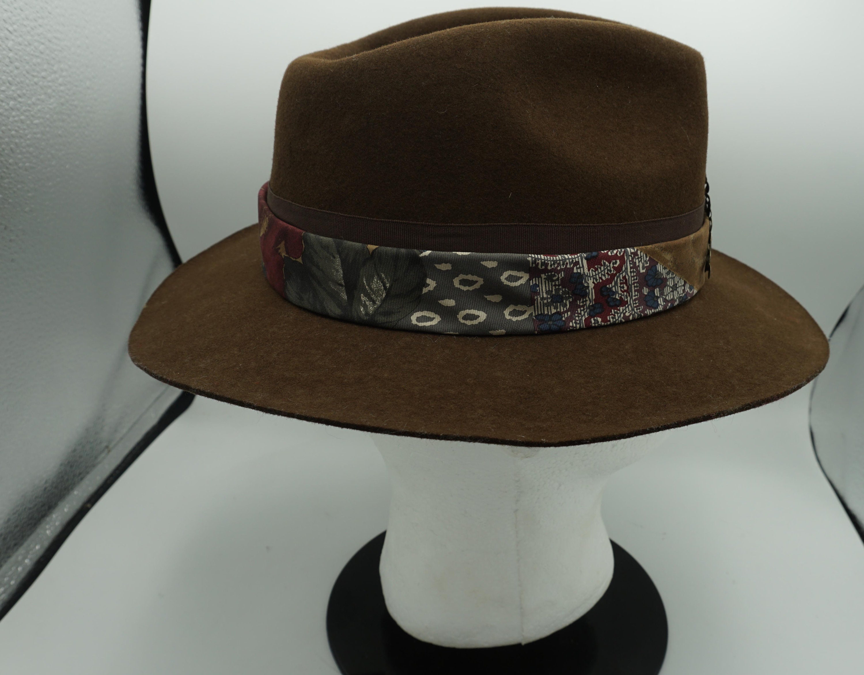 Officially Licensed Indiana Jones Fur Felt Fedora Hat W/steam Punk ...