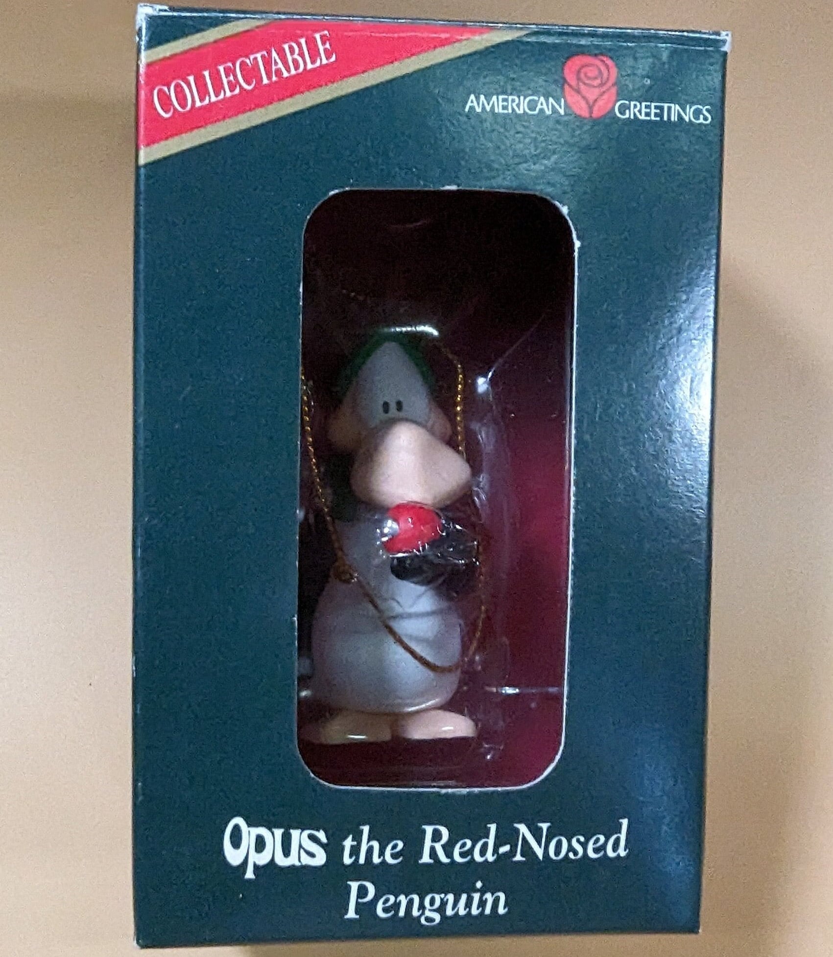 1994 Opus the Red Nose Penguin Christmas Ornament - Etsy