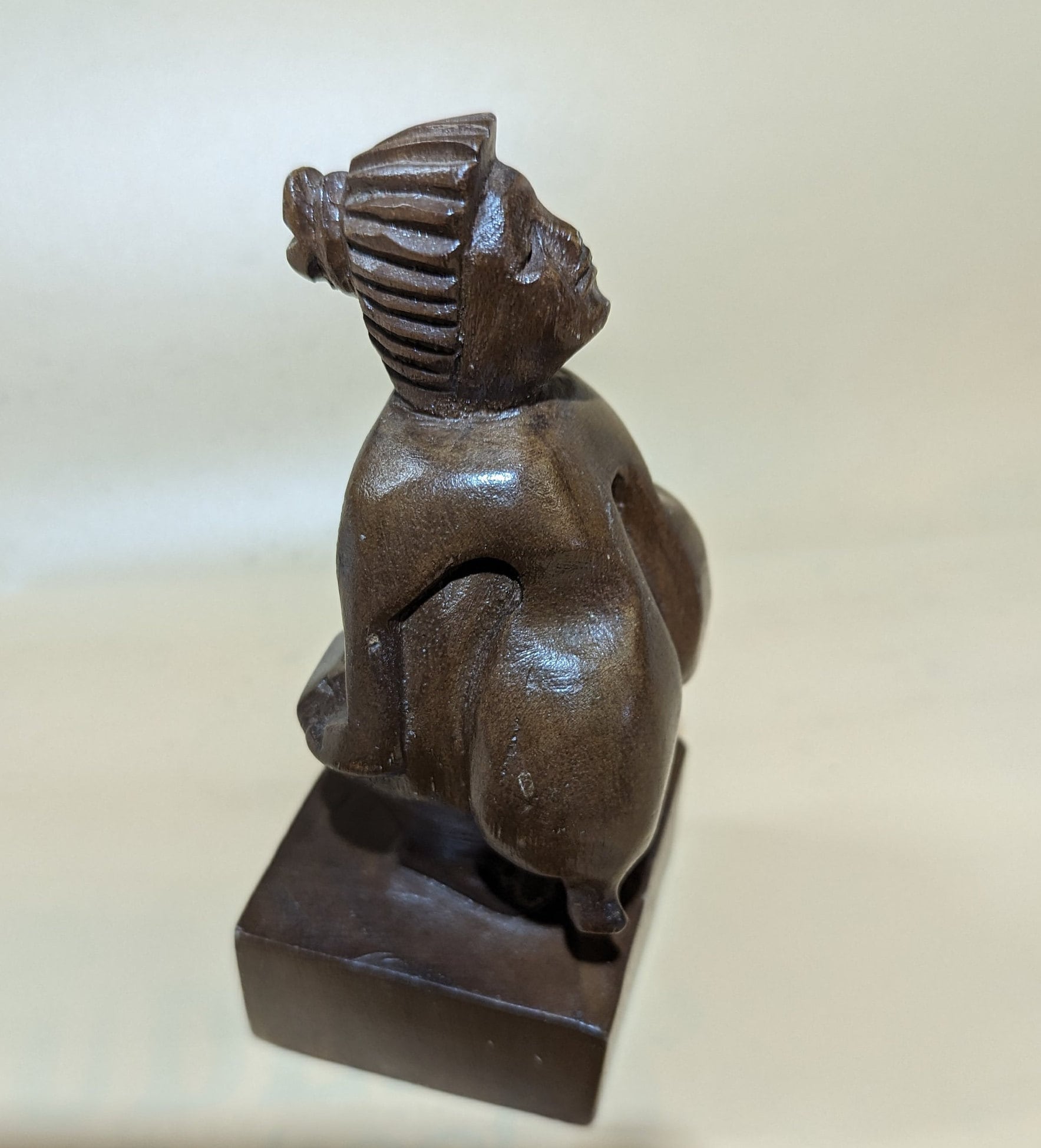 Vintage Busty African Fertility Goddess Wood Figurine - Etsy