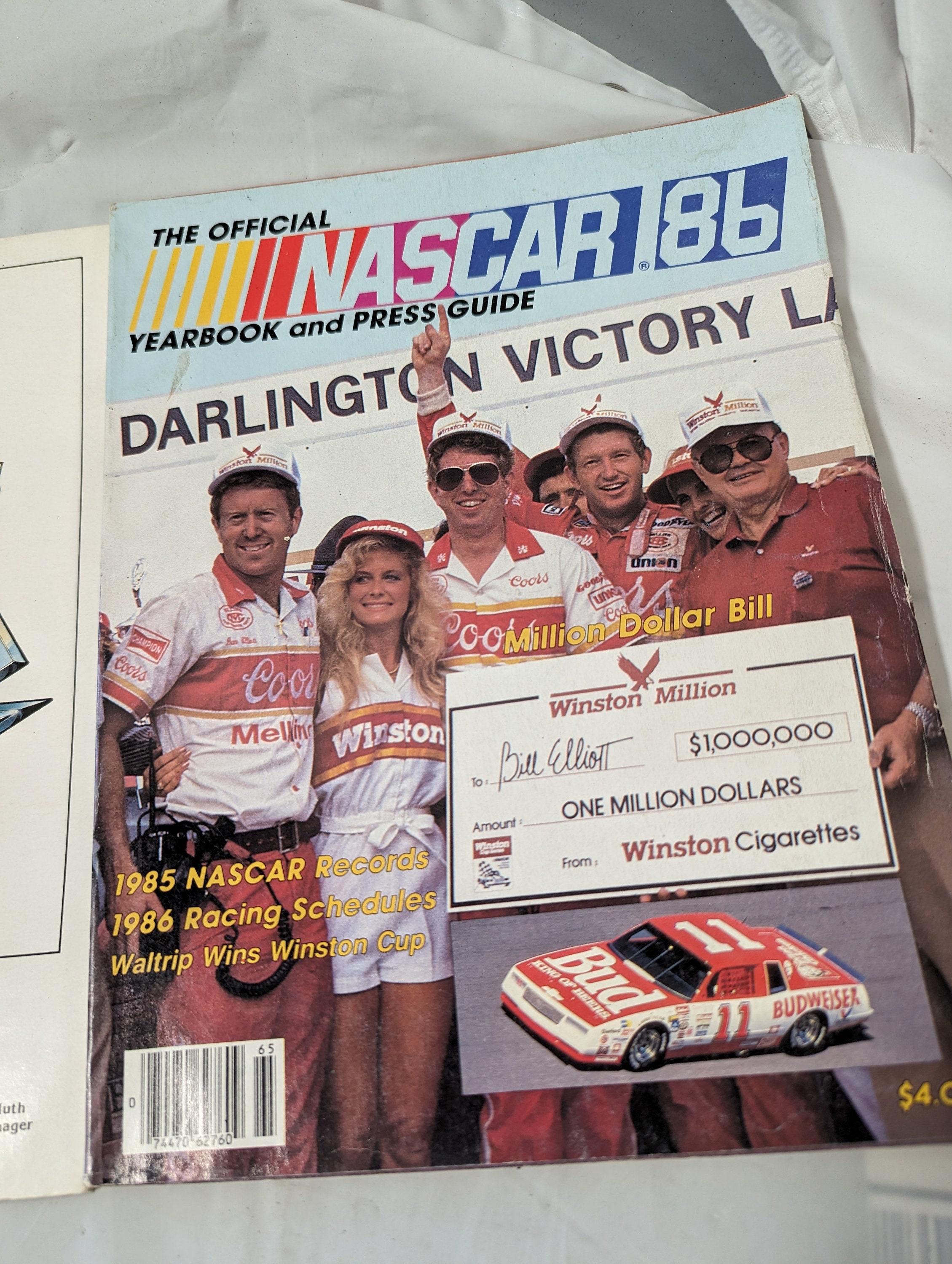 Vintage NASCAR the Official Yearbook and Press Guide 1986 Antioch ...