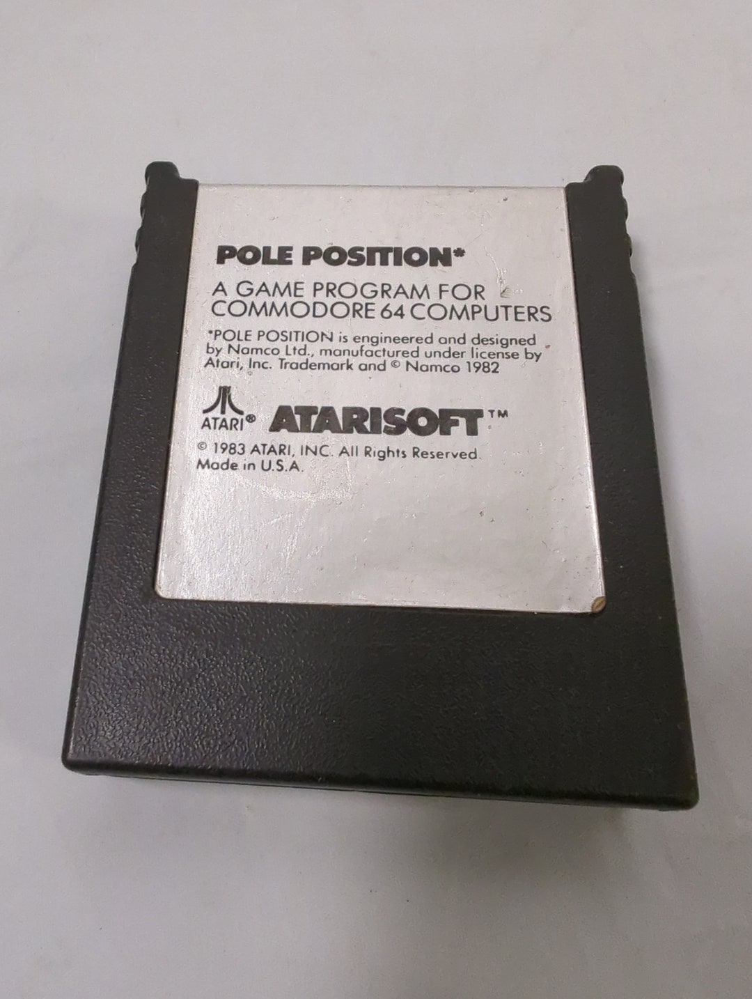 Commodore 64 Atarisoft Pole Position Game Cartridge 1983 - Etsy