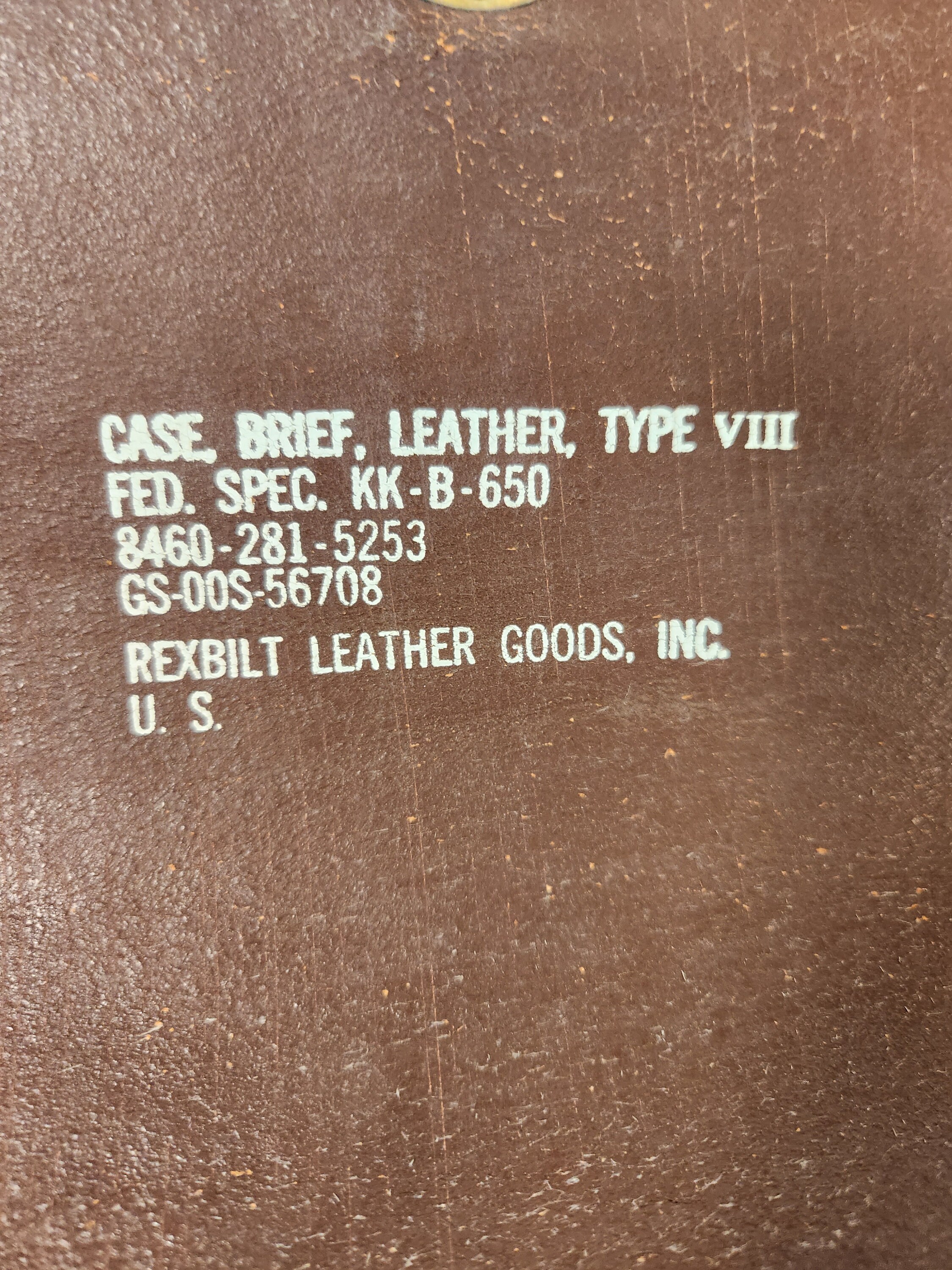 Rexbilt Leather Goods US Military Type VIII Leather Pilot Brief Case - Etsy