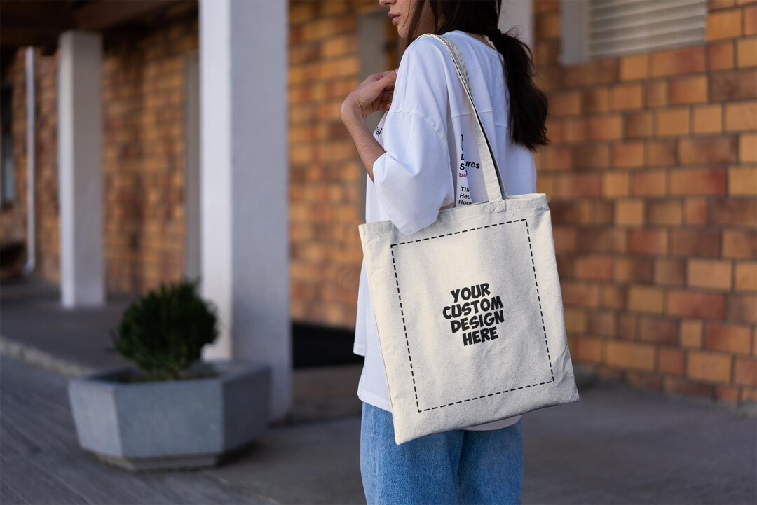 Custom Design Tote Bag - Create Your Own Tote Bag, Print on Both Sides ...
