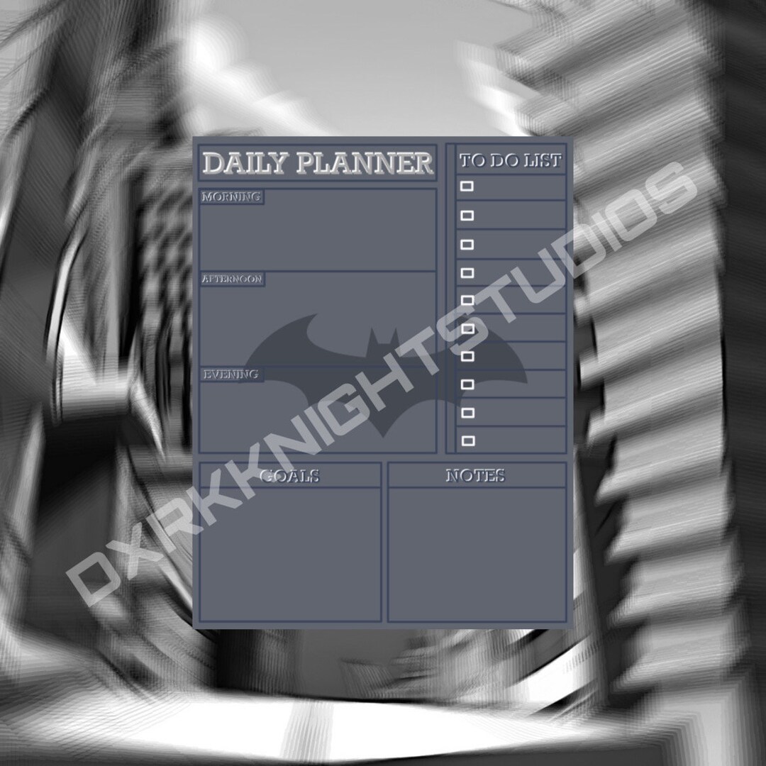 Superhero Planner, Planner Page, Daily Planner, Planner for Child ...