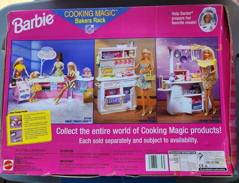 Vintage Mattel Barbie Toy Sets: Furniture, Nursery, Kitchen, School ...