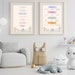 Days of the Week, Season (fall). Playroom Educational Poster, Nursery ...