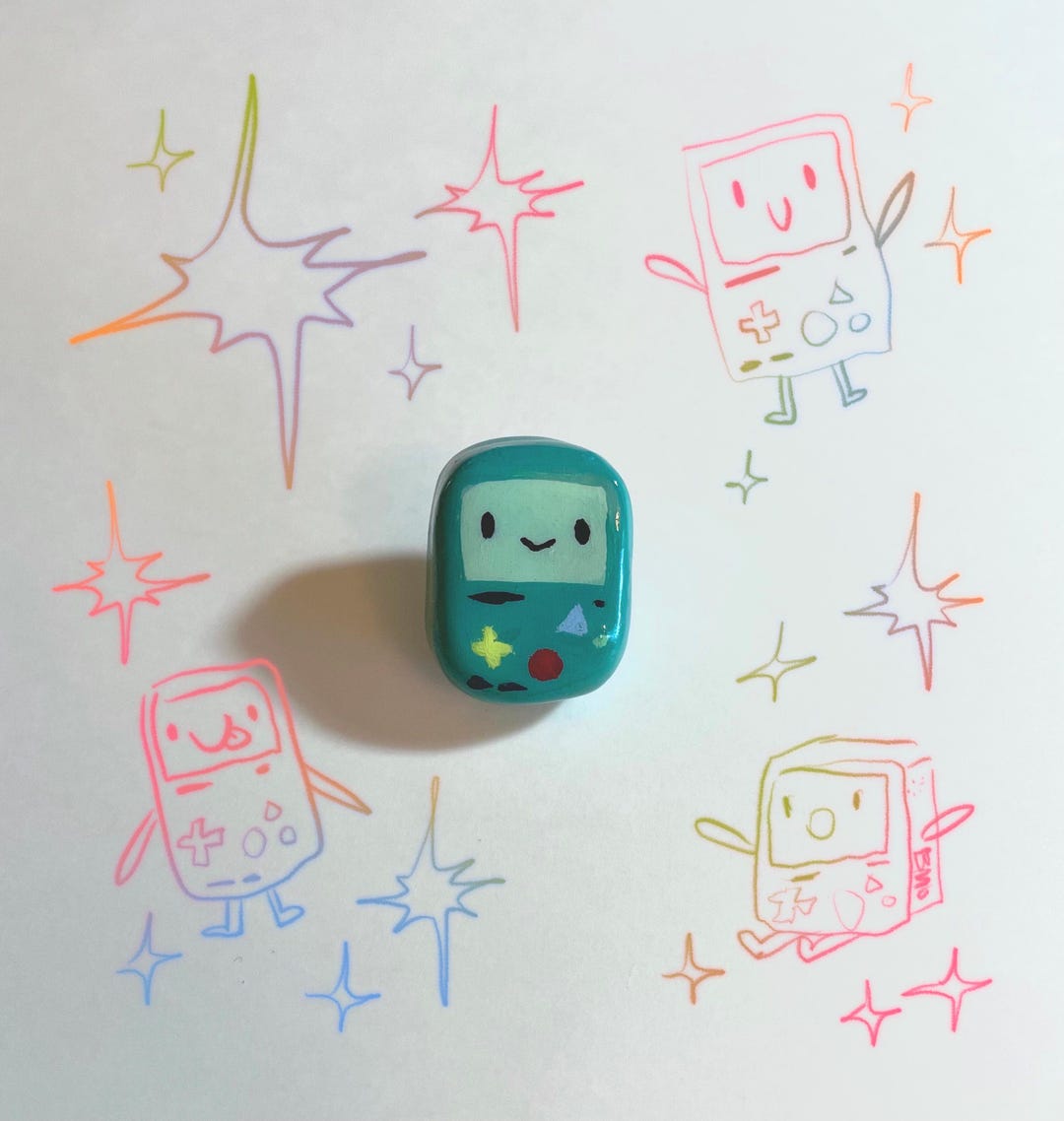 BMO Handmade Clay Pin - Etsy
