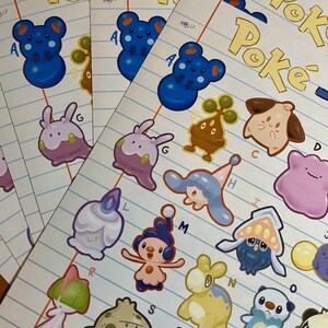 Poké a to Z | Pokémon Alphabet Poster - Etsy