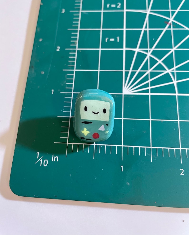 BMO Handmade Clay Pin - Etsy