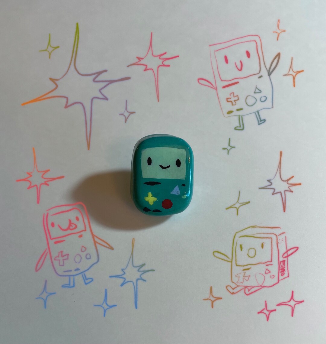 BMO Handmade Clay Pin - Etsy
