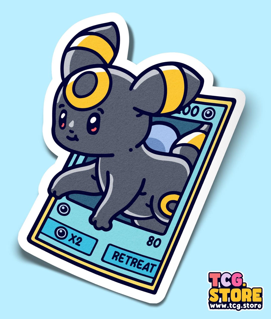 Umbreon Pokemon Sticker - Etsy
