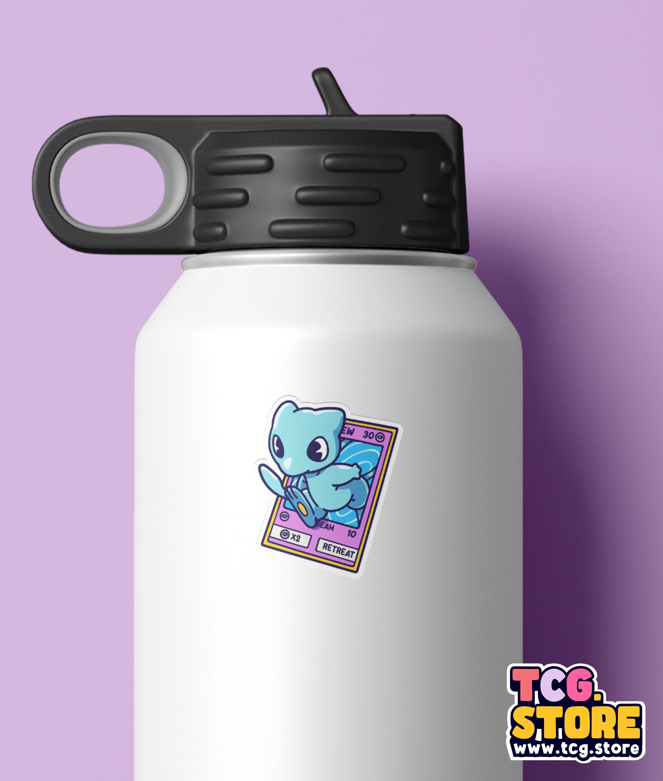 Pokemon Shining Mew Sticker Pokemon Stickers Matte Vinyl Sticker Mew ...