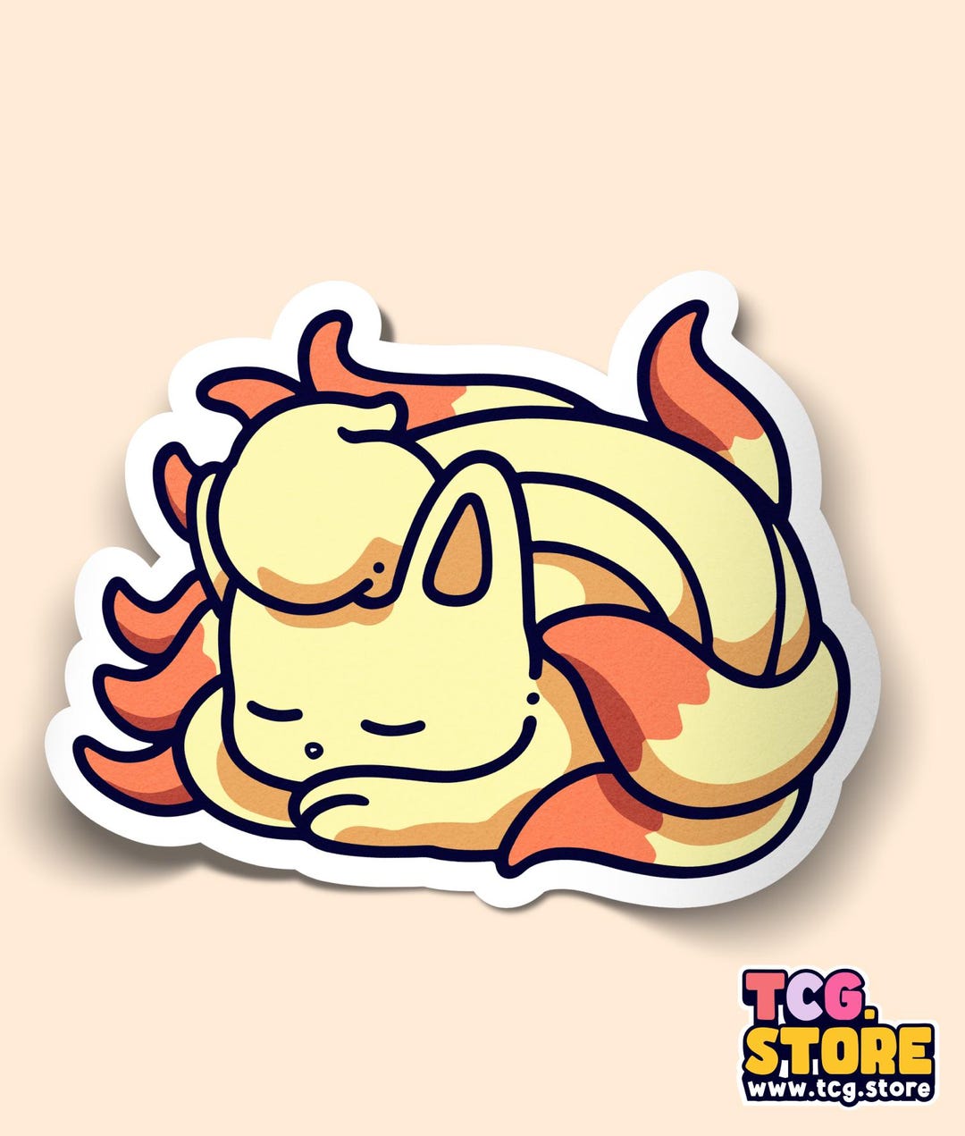 Ninetales Pokemon Sticker - Etsy