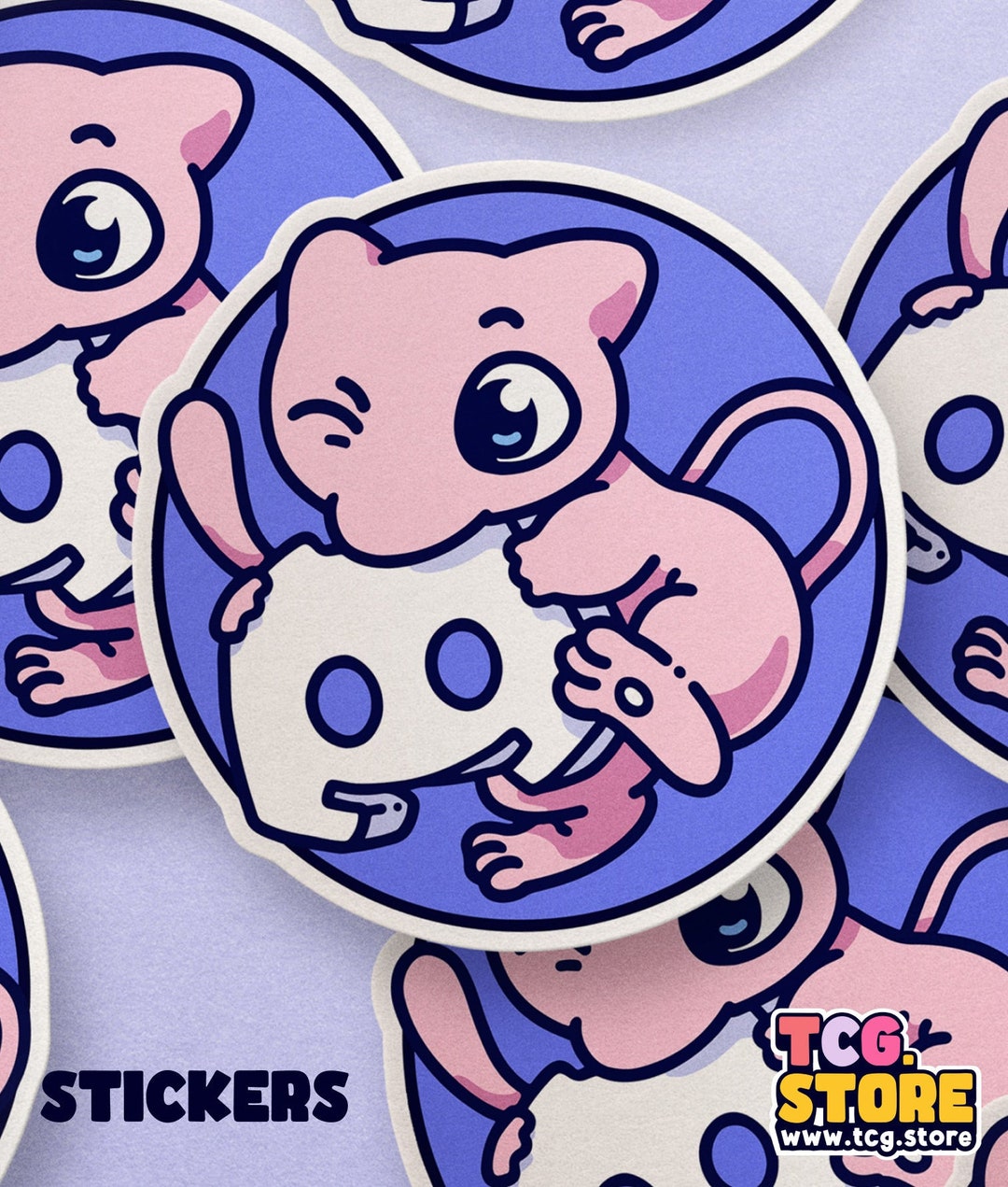 Pokemon Mew Sticker: Team Discord Pokemon Vinyl Sticker - Etsy