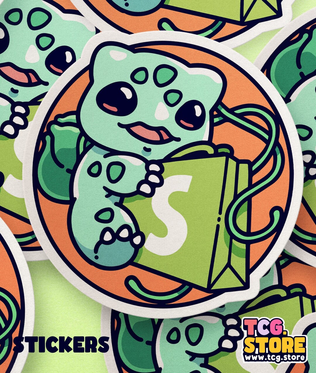 Pokemon Ivysaur Sticker: Shopify Edition Pokemon Sticker - Etsy