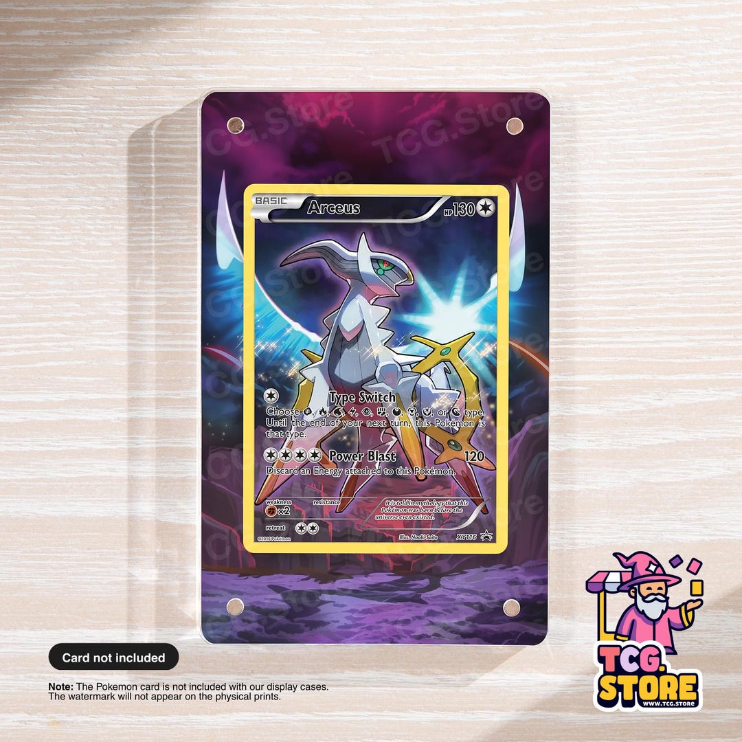 Arceus XY116 - XY Promos | Pokémon Custom Extended Artwork Display Case ...