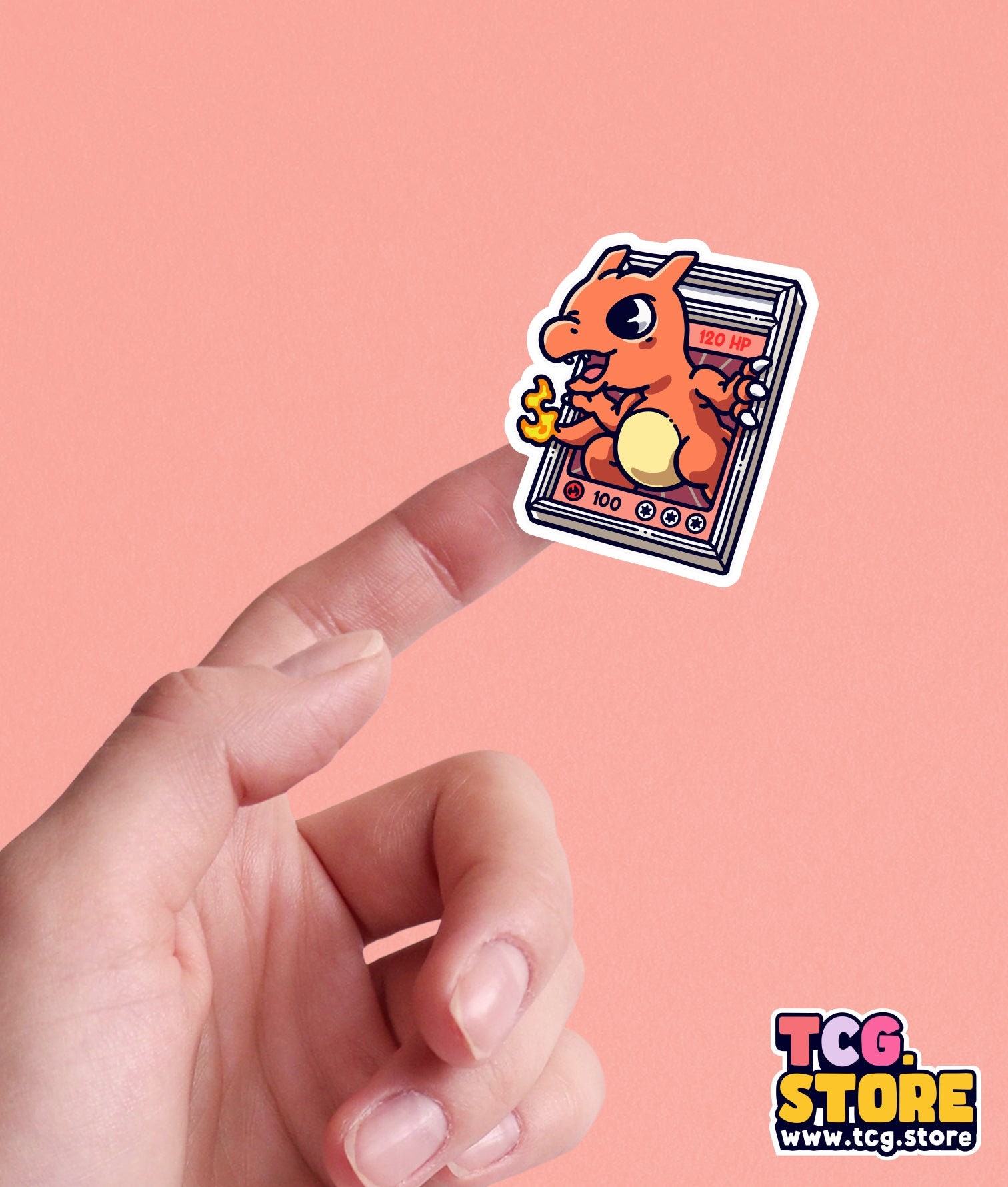Charizard Pokemon Sticker: Graded Slab Pokemon Vinyl Sticker Matte ...