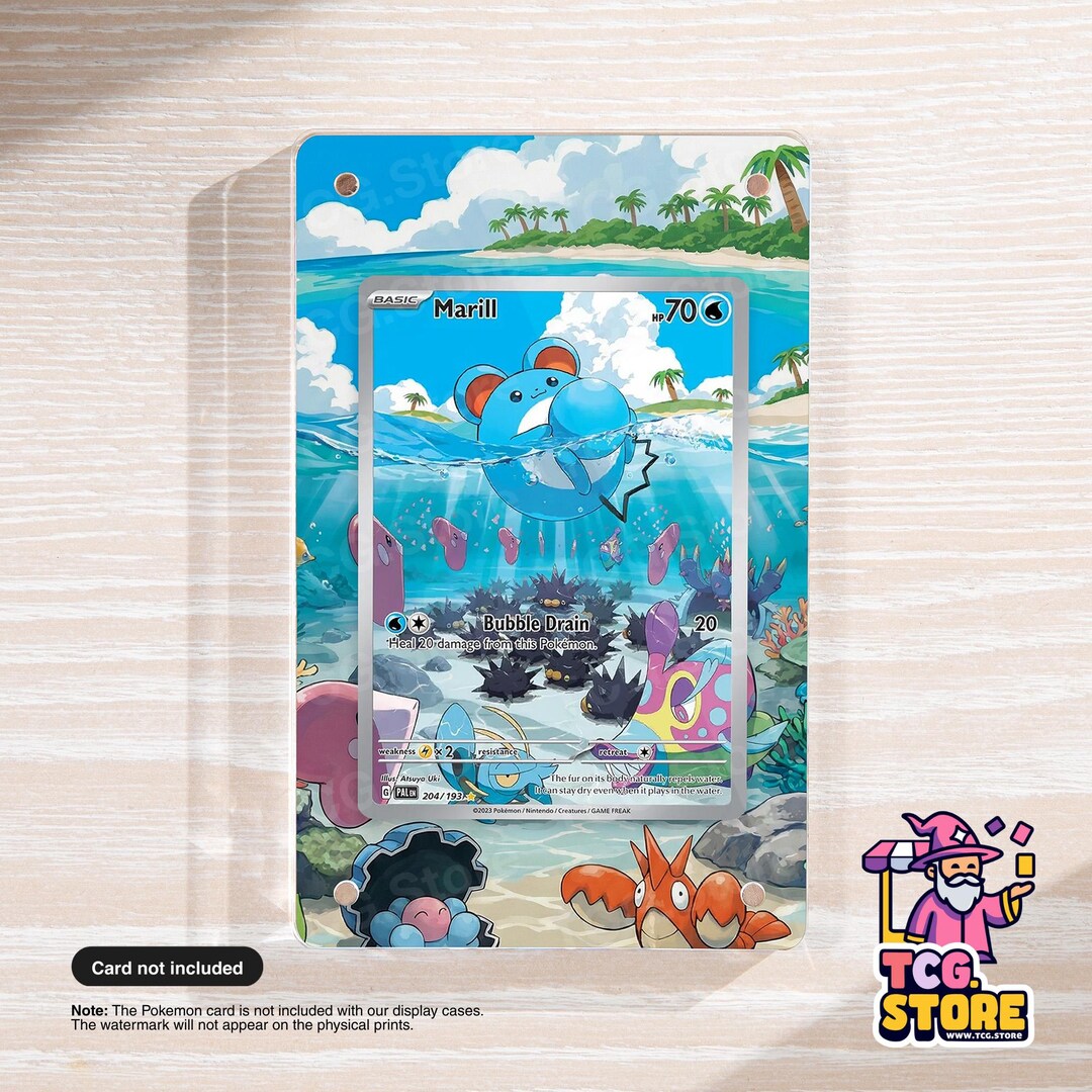 Marill 204/193 - Paldea Evolved | Pokémon Custom Extended Artwork ...