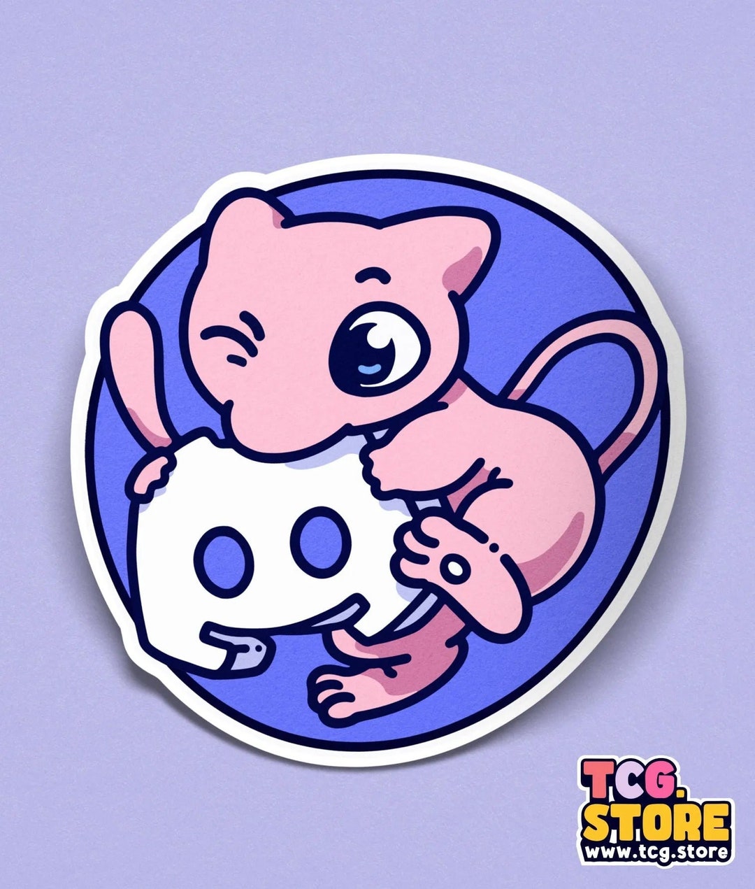 Mew Pokemon Sticker: Discord Sticker - Etsy