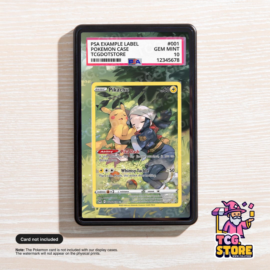 Pikachu TG05 | Pokémon PSA / CGC Graded Card Case Extended Artwork ...
