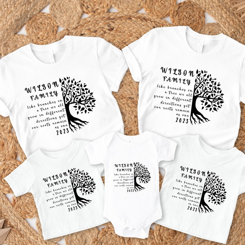 Family Tree T Shirt - Etsy