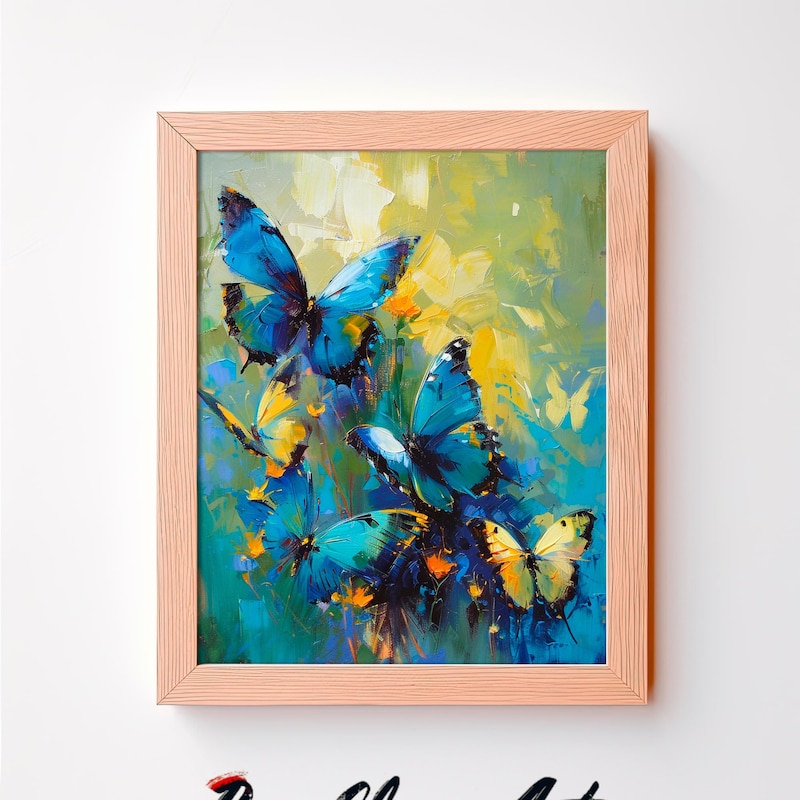 Textured Art Butterfly - Etsy
