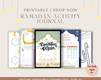 30 Days of Ramadan Activity Book, Printable, Muslim Kids - Etsy Denmark