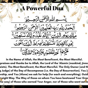 Islamic Dua Cards, Daily Dua Card Set, Muslim Prayer Cards, Quranic ...
