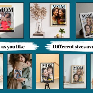 MOM Magazine Cover Template, Mothers Day Gift, Birthday Gift for Mom ...