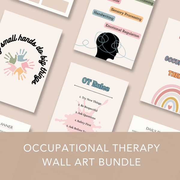 Occupational Therapy Art Prints - Etsy